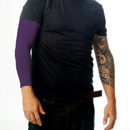 Purple Full Arm Sleeves to Cover Up Your Tattoos at Work | U.S. Made Tat2X